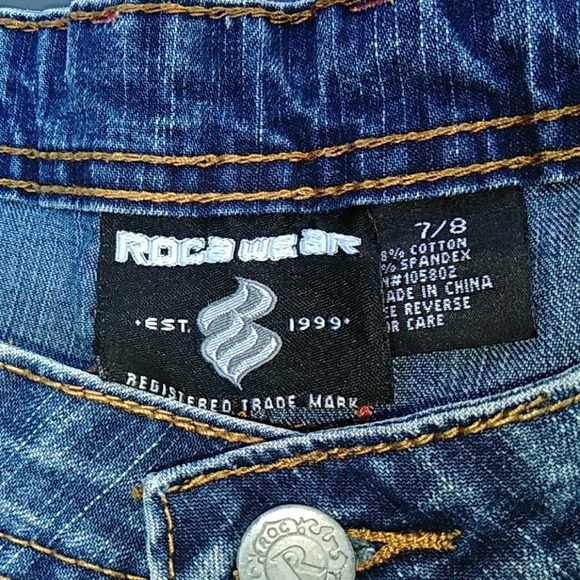 Rocawear | Jeans | Rocawear Logo Fashion Jeans Size 78 | Poshmark